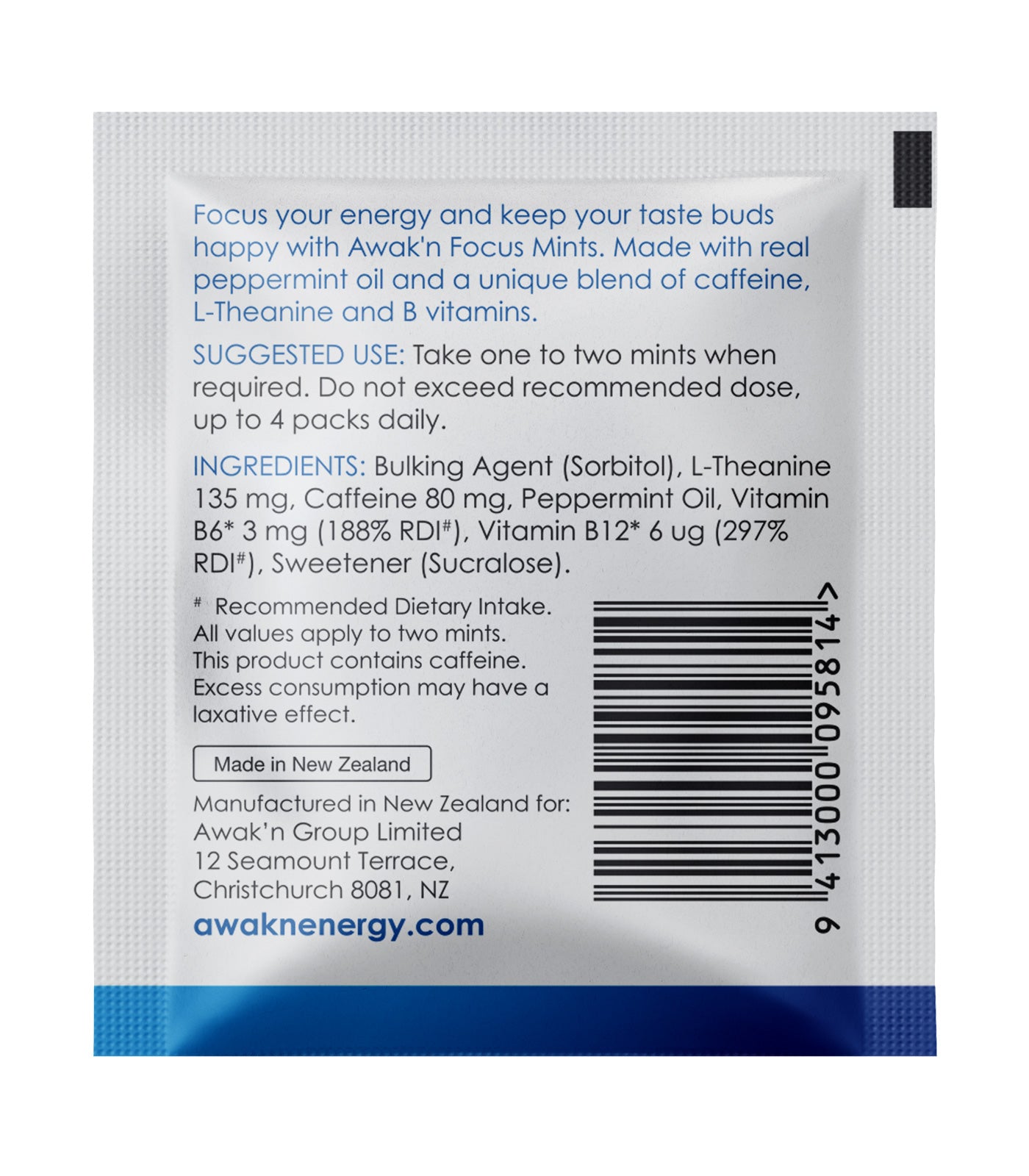 Awak'n Focus Nootropic Mints – Awak'n Energy